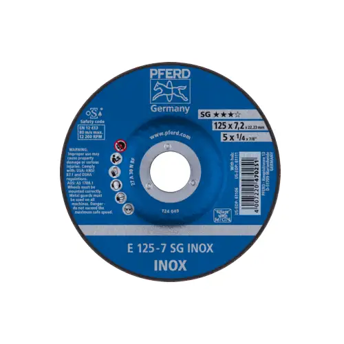 230mm Inox Grinding Wheels
